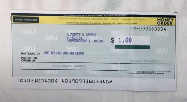 7 Eleven Money Order